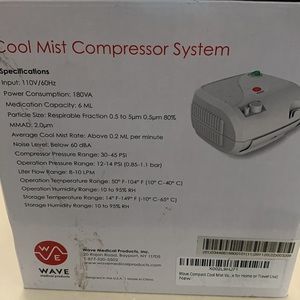 Other | Wave Cool Mist Compressor Aerosol Delivery System For Adult ...